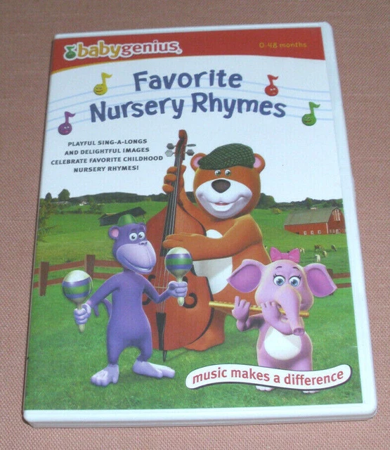 BABY GENIUS - Favorite Nursery Rhymes (DVD, 2006) £4.66 - PicClick UK