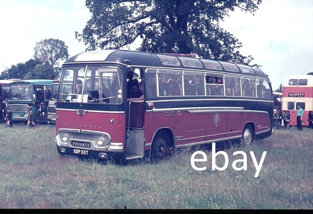 ORIGINAL 35MM BUS SLIDE SMITHS of READING XDP537 AEC RELIANCE DUPLE ...