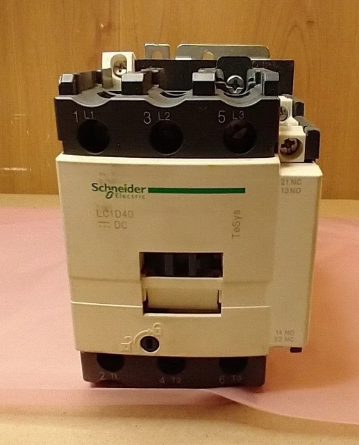 SCHNEIDER ELECTRIC/ TELEMECANIQUE LC1D40 40A 3 Pole Contactor - Fast ...
