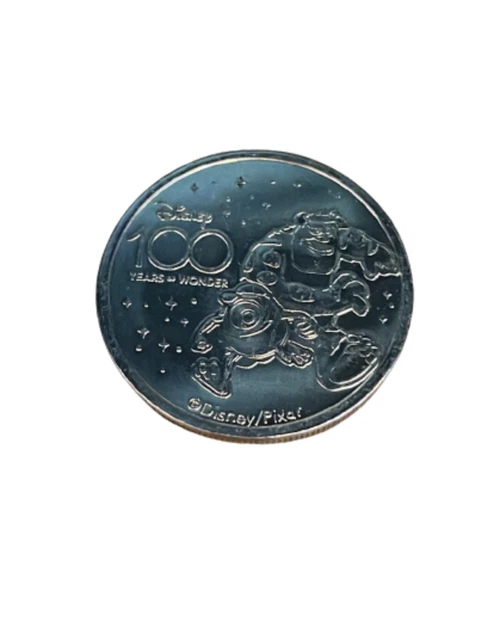 DISNEY 100 YEARS of Wonder Celebration Monsters Sulley Mike Coin ...