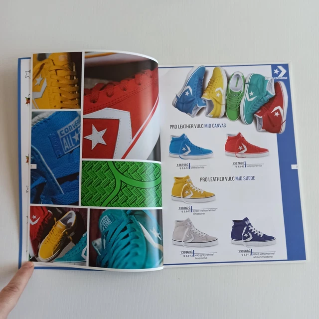 CONVERSE 2013 SPRING Summer Sample Catalog Look Book 44 Pages Used L818 ...