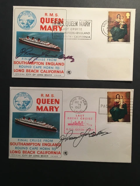 CUNARD RMS QUEEN Mary - Last Great Cruise- Covers-Signed EUR 58,47 ...