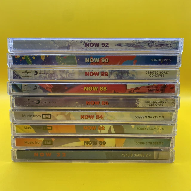 NOW THAT’S WHAT I Call Music *damaged* CD Bundle # 32 80 82 84 86 88 89 ...