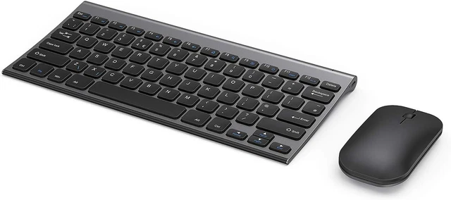 SMALL WIRELESS KEYBOARD and Mouse, seenda Ultra Compact Rechargeable ...