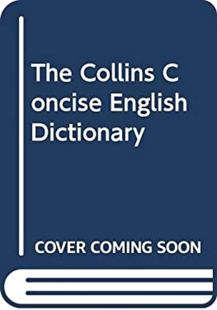 THE COLLINS CONCIS Dictionnaire De The English Language Couverture ...