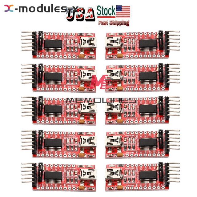 FT232RL FTDI SERIALS Adapter Module Mini Port USB to TTL 3.3/5.5V For ...