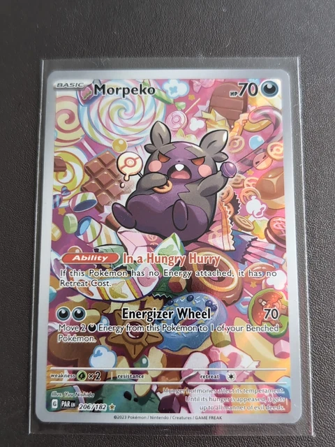POKÉMON TCG MORPEKO Paradox Rift 206/182 Holo Illustration Rare EUR 5 ...