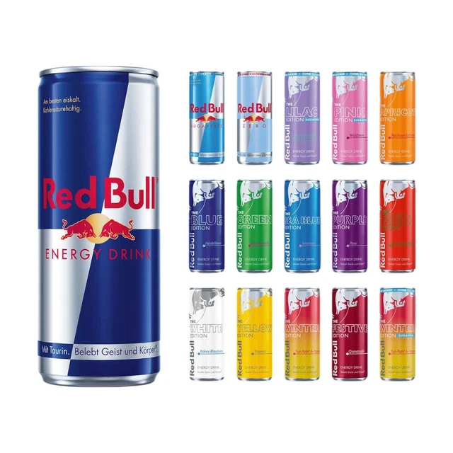 🥤 RED BULL Adventskalender 2025 🎄 | 24 Dosen – 16 Sorten | Limited ...