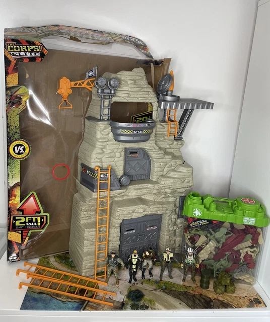 THE CORPS THE Rock Playset Lanard Mountain Army Soldiers Battle Figures ...