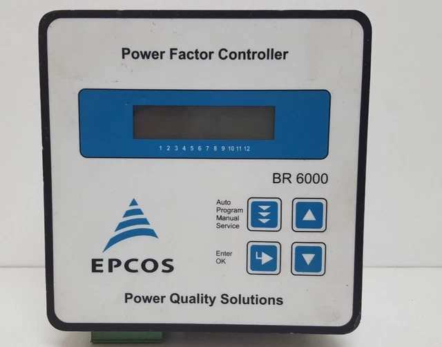 EPCOS BR 6000-R12 Potencia Factor Controlador 230VAC / Probado Vale EUR 244,94 - PicClick IT