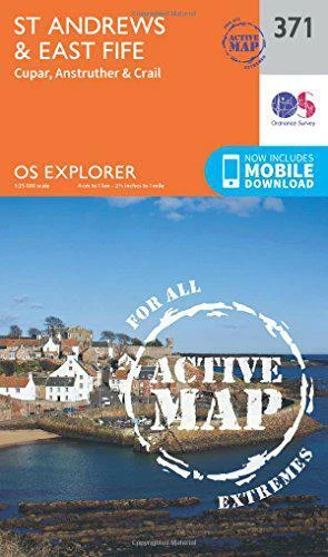 OS EXPLORADOR MAPA Activo (371) St Andrews Y East Fife (OS Mapa) B EUR ...