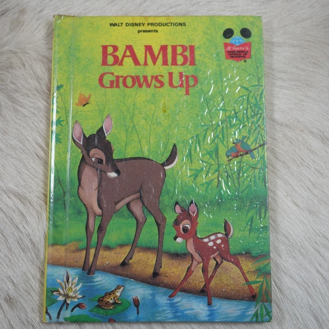 BAMBI GROWS UP disney wonderful world of reading hardcover $9.99 ...