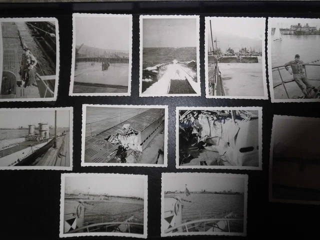 2.WK WW2 FOTOS Kriegsmarine Marine U-Boot Matrosen U-Boot-Turm Kennung ...
