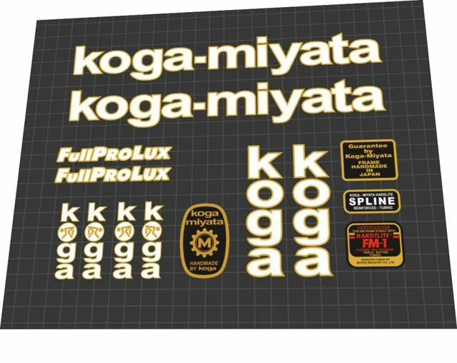 KOGA MIYATA FULL Pro Lux Frame Decal Set EUR 37,00 - PicClick DE