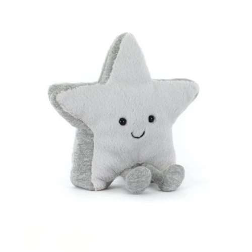 JELLYCAT AMUSEABLES SILVER Star Soft Toy New with Label and Dust Cover ...