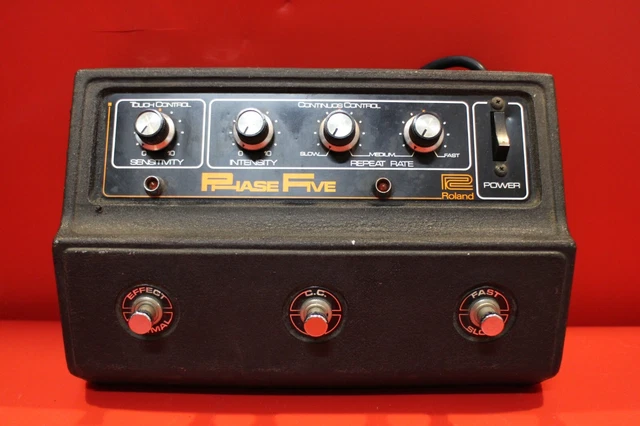 VINTAGE ROLAND BOSS AP-5 Phase Five Guitar Effect Pedal Phaser U1631 ...