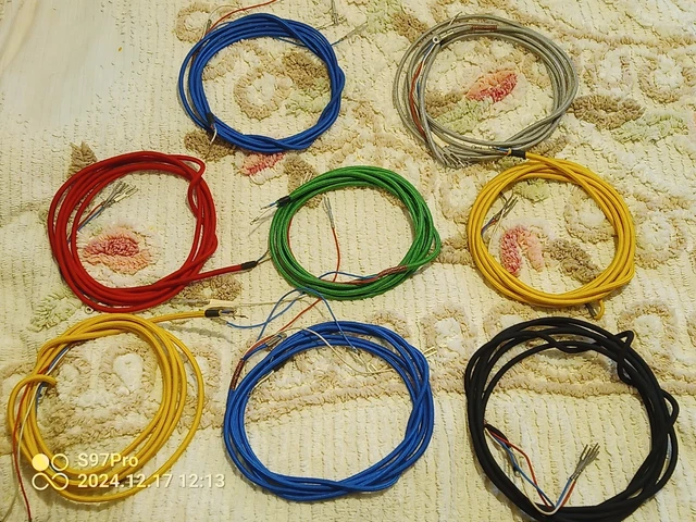 GPO CORDS, SWITCHBOARD Type 349 MIXED x 8 OFF - See Chart & Pics (New ...