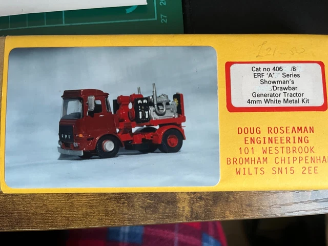 DOUG ROSEMAN ENGINEERING - Showman's Drawbar tractor - White Metal 4mm ...
