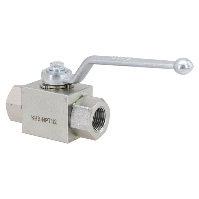 INDUSTRIAL HYDRAULIC BALL Valve 2 Way Shut Off Valve NPT Thread Carbon ...