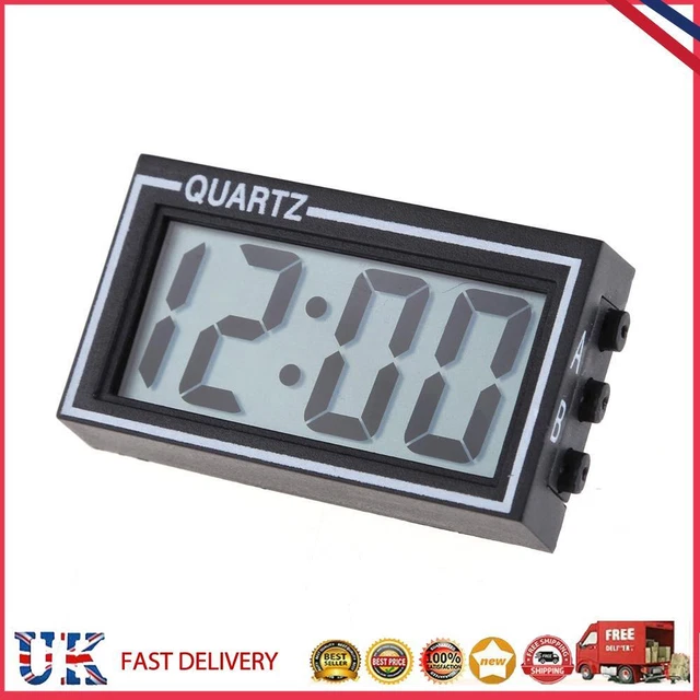 VEHICLE ELECTRONIC DIGITAL Clock Auto Dashboard Time Clock for Home ...
