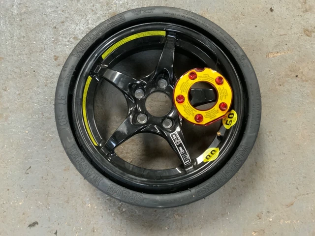 MERCEDES SLK SPACE Saver Spare Wheel R170 A1704010502 Includes Bolts ...