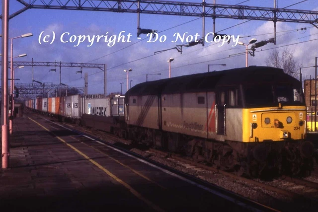 ORIGINAL 35MM DIESEL RAILWAY SLIDE CLASS 47 47234 HARROW & WEALDSTONE ...