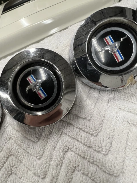 1970 FORD MUSTANG Mach 1 wheel centers deluxe covers Fits Correct 1971 ...