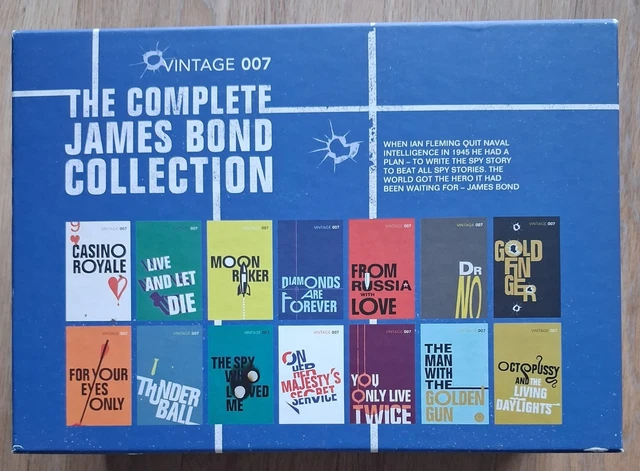 THE COMPLETE JAMES Bond Collection 14 Paperback Novel Book Box Set CG ...