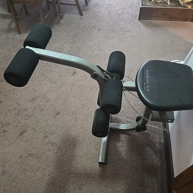 BOWFLEX ULTIMATE LEG Extension Attachment Foam Rollers Pulleys Cables £ ...