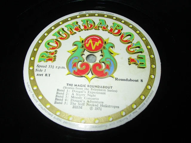 MAGIC ROUNDABOUT ERIC Thompson BBC Records Roundabout 8 First Pressing ...