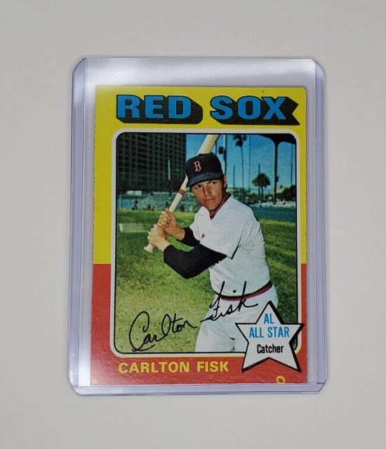 CARTE DE BASEBALL 1975 Topps Carlton Fisk #80 EUR 9,89 - PicClick FR