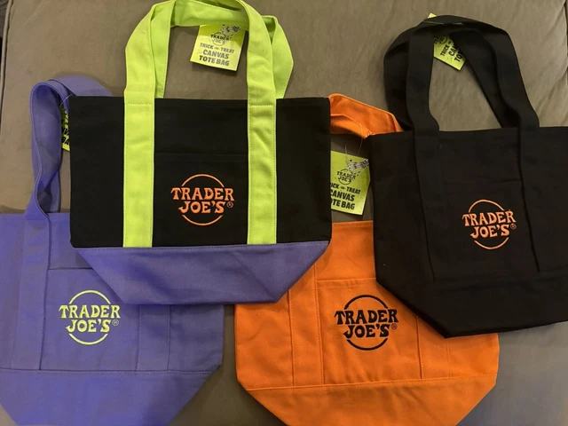 TRADER JOE’S 🎃 Halloween 🎃 Mini Tote Bag (4-pack) *Limited Edition* £19 ...