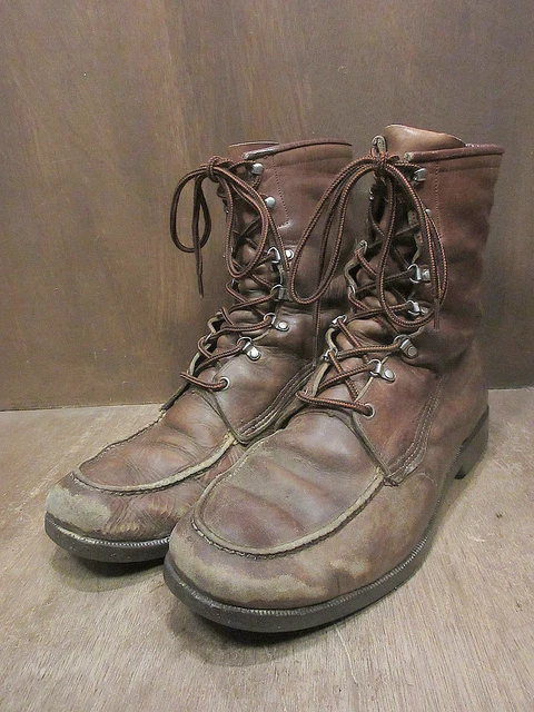 RED WING IRISH Setter Work Boots Brown 60s-70s Size 12 Vintage £288.69 ...