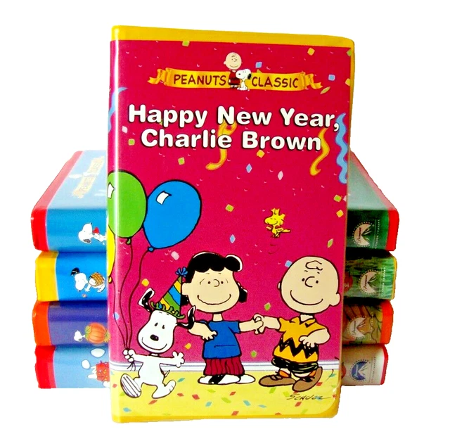 PEANUTS HOME VIDEO Holiday Themed VHS Tapes - Happy New Year, Halloween ...