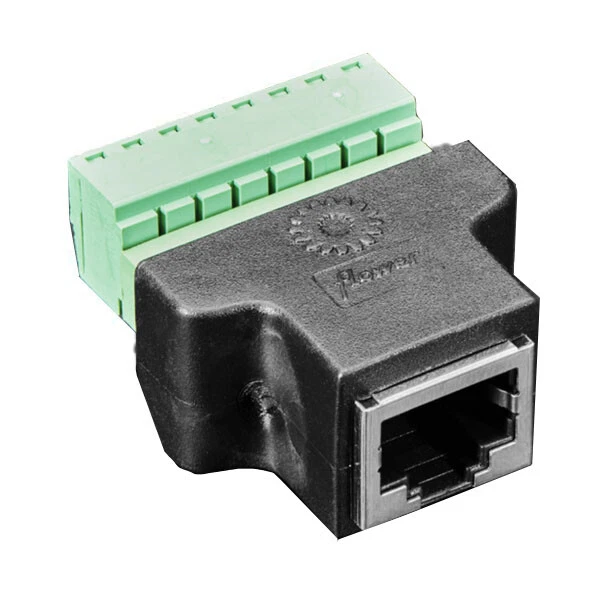 PROTO-PIC RJ45 TERMINAL Block to Ethernet Socket Adapter - No Soldering ...