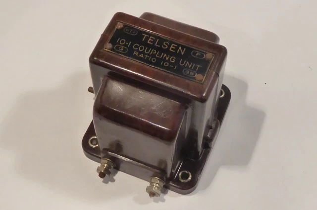 TELSEN INTERSTAGE 10:1 Transformer coupling VALVE HT P GRID BIAS HIGH ...