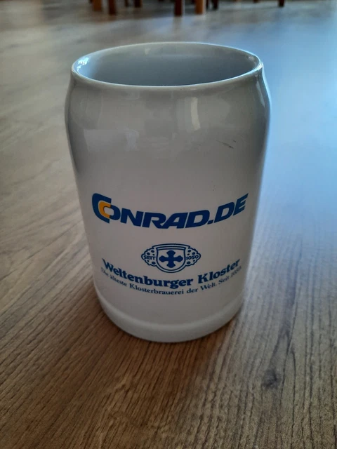 BIERKRUG GROSSE TASSE Krug Conrad Weltenburger Kloster EUR 2,50 ...