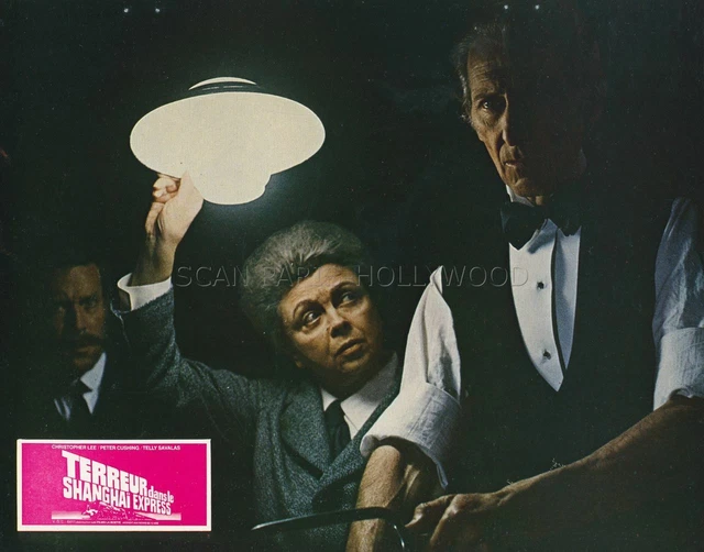 PETER CUSHING PANICO En El Transiberiano 1972 Vintage Lobby Card #3 ...