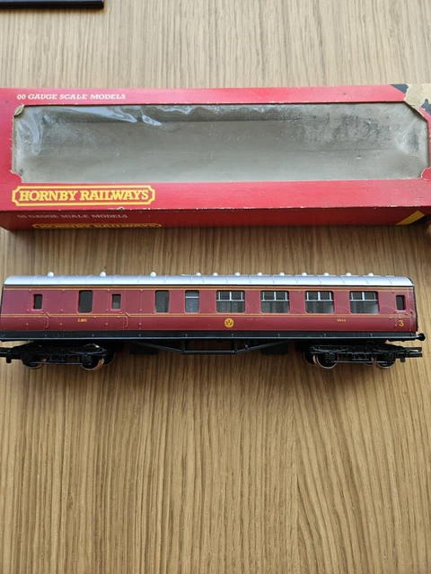 HORNBY OO GAUGE Lms Stanier Brake Coach 5644 R434 Boxed Look £8.00 ...