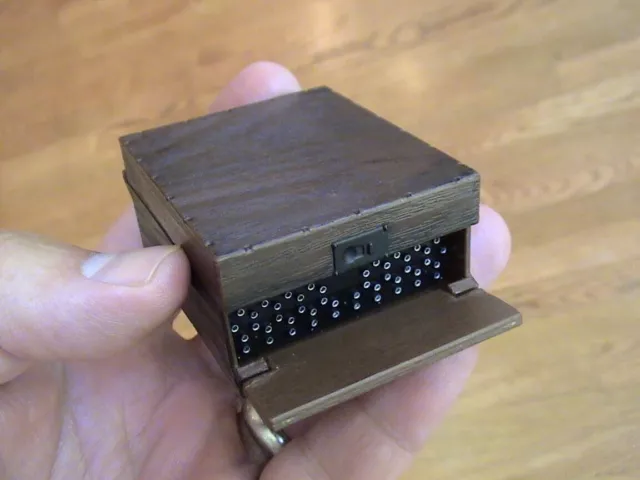 1 6 Scale Miniature Wwii German Enigma Machine Encryption Decoder Bbi Custom Did 87 76