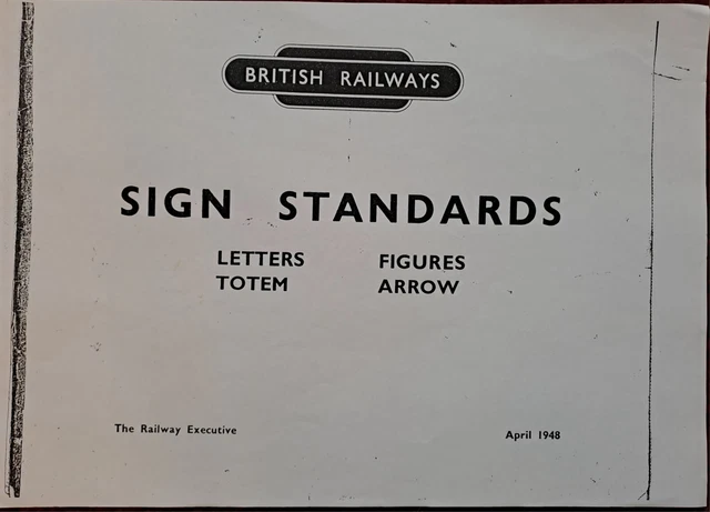 BRITISH RAILWAYS 1948 signs manual - incomplete photocopy £4.00 ...