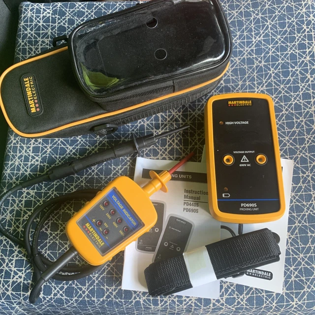 MARTINDALE PROVING UNIT PD690S with Voltage Indicator VI-15000 Used £ ... MARTINDALE PROVING UNIT PD690S with Voltage Indicator VI-15000 Used £ ...