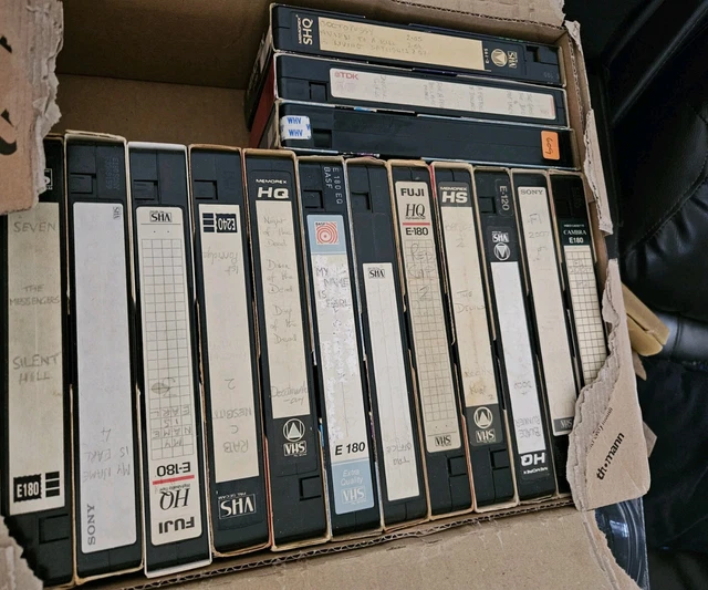 BUNDLE OF 15 x Used VHS Video Cassette Tapes - various brands & lengths ...