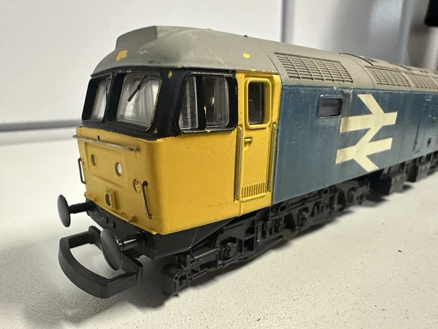 LIMA CLASS 47 442 Br Blue Large Logo Weathered Diesel Locomotive $70.00 ...