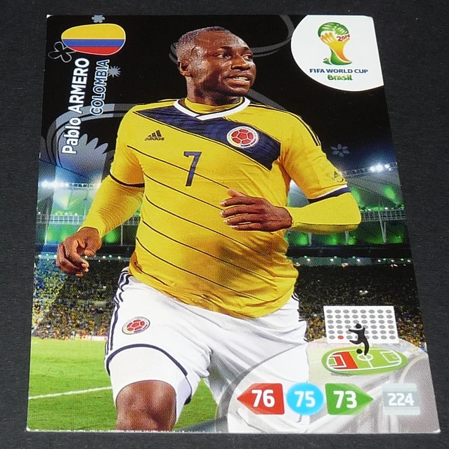 P. ARMERO COLOMBIE Colombia Football Card Panini Fifa World Cup Brasil ...