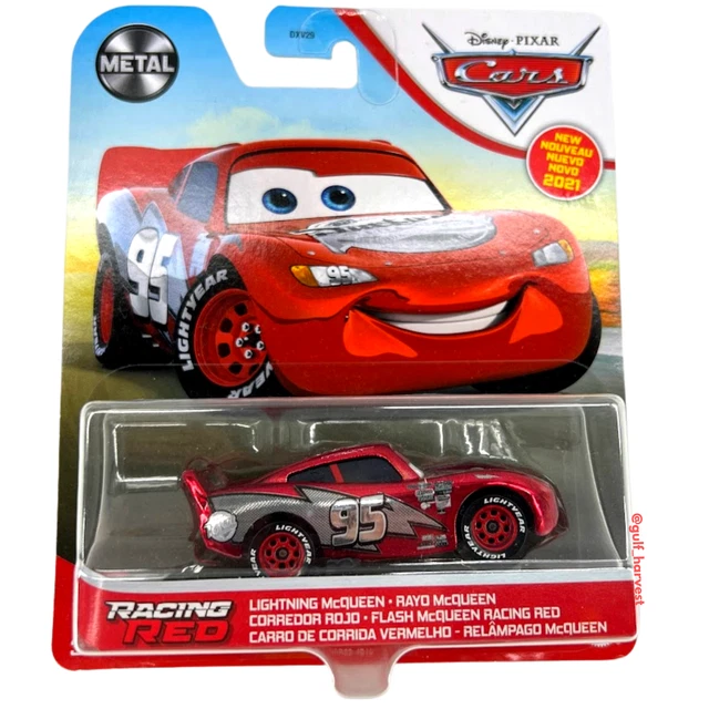 MATTEL DISNEY PIXAR Cars LIGHTNING MCQUEEN Drag Racing XRS Car #95!!! £ ...