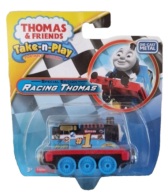 FISHER-PRICE THOMAS & Friends Take-N-Play Racing Thomas Special Edition ...