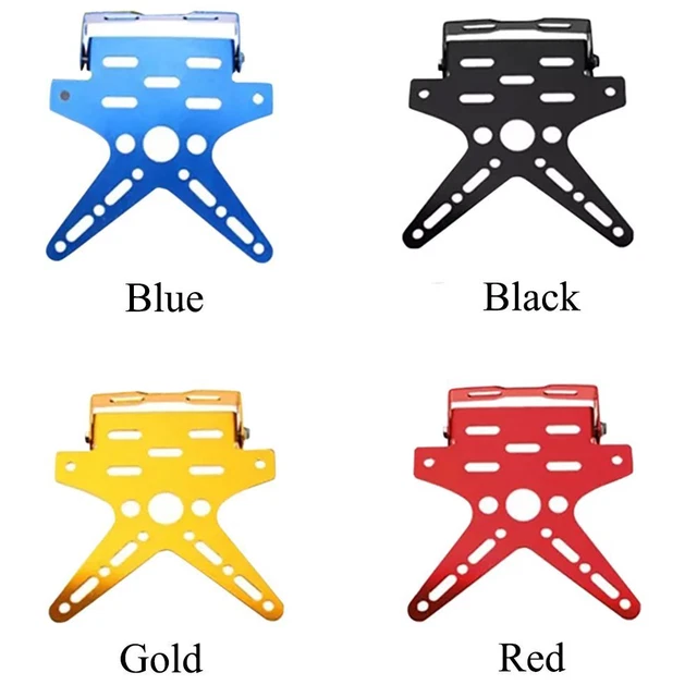 TAIL HOLDER Motorcycle Rear License Plate Holder Folding License Plate ...