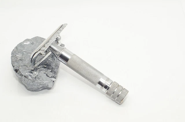 LIESE LÜDINGHAUSEN OLD German Slant Safety Razor / Rasierhobel / Rasoir ...