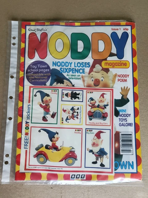 NODDY MAGAZINE NO.1 - With Free Stickers - Vintage Comic 1st Issue ...